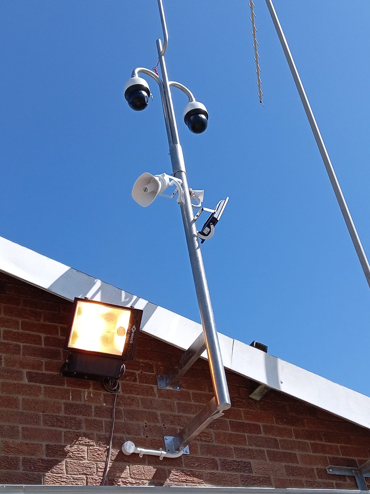 Modern business office with professional networking setup